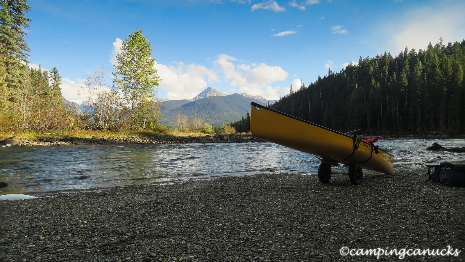 Finishing the Isaac River portage - The Camping Canucks
