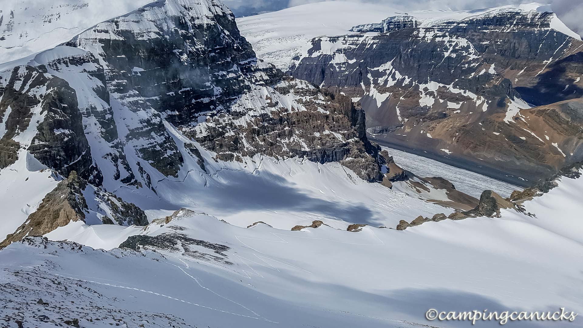 From the top of Silverhorn | The Camping Canucks