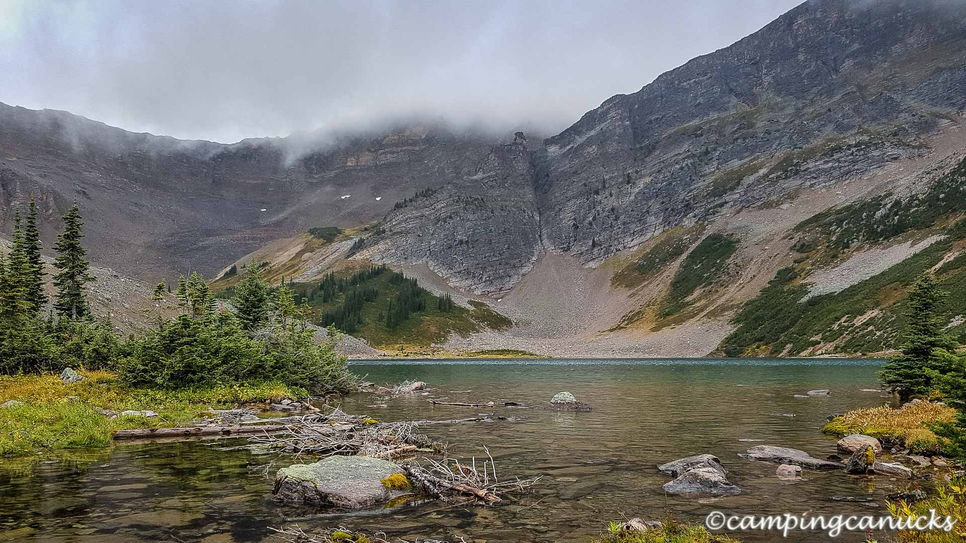 Gorman Lake from the east bank | The Camping Canucks